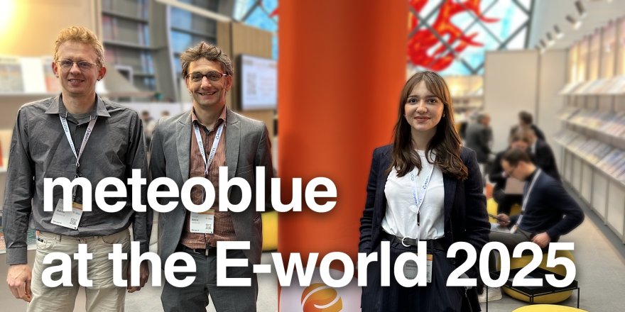 meteoblue à E-world 2025 : Données météorologiques et climatiques pour ...